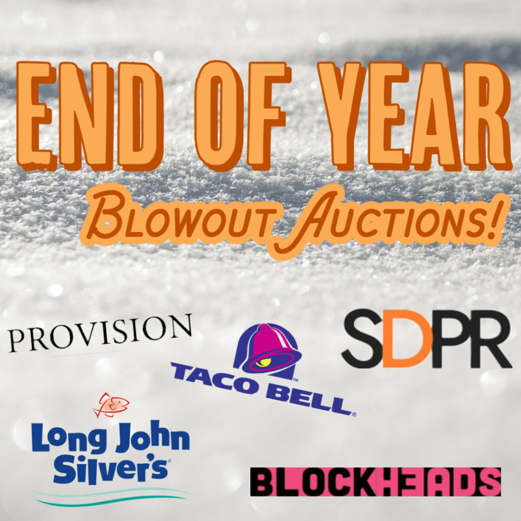 End Of Year Blowout Auctions – Advanced Auction Company